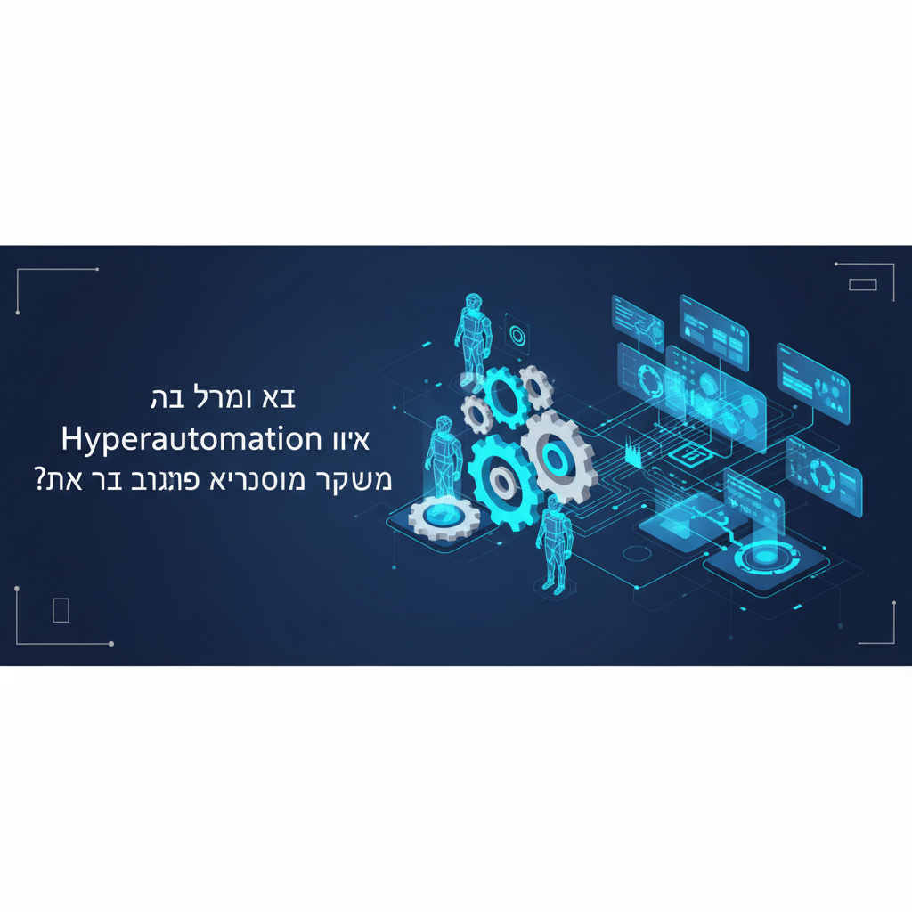 מה זה Hyperautomation ולמה 80% מהארגונים מאמצים אותה (2026) | בלוג ...